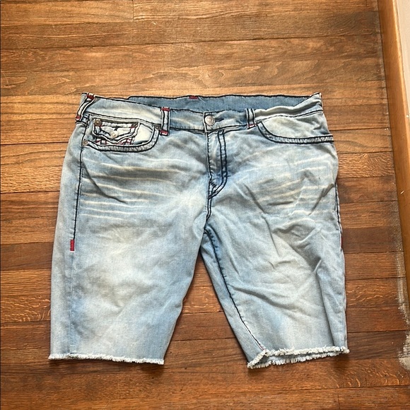 True Religion | Shorts | True Religion Light Blue Denim Shorts | Poshmark